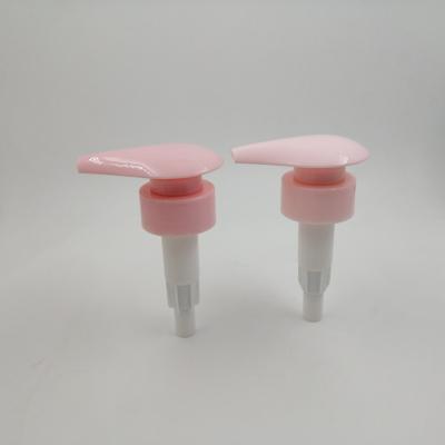 China Pink SGS Approval Lotion Bottle Pump , Sanitizer Dispenser Pump For Household for sale