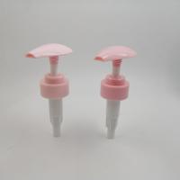 China Pink SGS Approval Lotion Bottle Pump , Sanitizer Dispenser Pump For Household for sale
