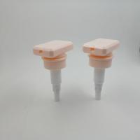 China Light Pink Various Volume 33/410 Cosmetic Pump Dispenser For Bathroom for sale