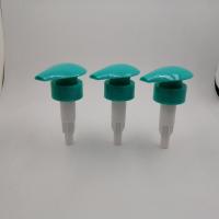 China Non Spilling 33mm Lotion Bottle Pump , Green Soap Pump  For Home Care Products for sale