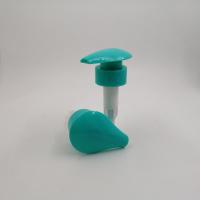 China Non Spilling 33mm Lotion Bottle Pump , Green Soap Pump  For Home Care Products for sale
