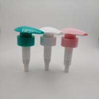 China Non Spilling 33mm Lotion Bottle Pump , Green Soap Pump  For Home Care Products for sale