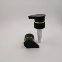 China Screw Type 33mm 1.5ml/T Dosage Black Lotion Pump For Liquid Bottle for sale