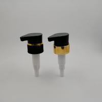 China Screw Type 33mm 1.5ml/T Dosage Black Lotion Pump For Liquid Bottle for sale