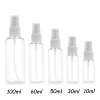 China Customized Color Plastic Pump Spray Bottles 10ml 30ml 50ml 60ml 100ml for sale