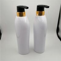 China Non spill 33/410 Plastic Dispenser Bottles With Pump , 500ml White Pump Bottle for sale