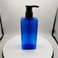 China Blue SGS 28/410 Plastic Dispenser Bottles With Pump For Bathroom for sale