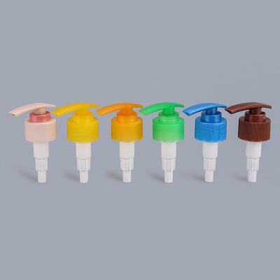 China 28mm Colorful Plastic Body Lotion Pump For Perfume Bottle for sale