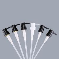 China Shampoo Bottle 28mm Lotion Dispenser Pump Black And White Screw Twist Lock for sale