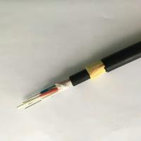 China 24F ADSS Fiber Optic Cable Double Sheath PE All Dielectric Self Supporting Aerial Cable 4000N Tensile for sale