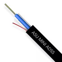 China ASU Mini ADSS Fiber Optic Cable 8-24 Cores 2km Single Mode G652D with 7.0-8.0mm Diameter for Aerial Self-Support for sale