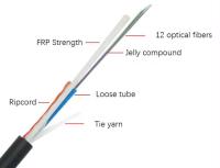 China ADSS Fiber Optic Cable ASU80 8mm Diameter with 6-24 Fiber Count for Telecom Communication for sale
