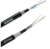 China GYTA33 4-48 Core G652D Single-Mode Submarine Fiber Optic Cable with Steel Wire Armor for sale