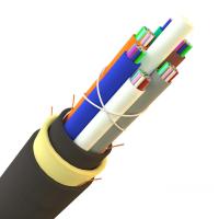 China ADSS Fiber Optic Cable 48 Core G652D Single-Mode 200kg/km Double Jacket for Aerial Installation for sale