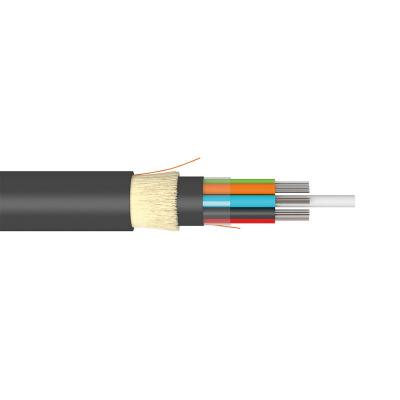 China ADSS-24B1-100M Aerial Fiber Optic Cable 36 G652D Single-Mode Fibers 200 kg/km Lightweight Outdoor Telecom for sale