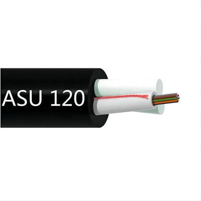 China Mini ADSS Optical Fiber Cable G652D Aerial Self Supported 7.0mm Diameter 60kg/km for 80m-120m Span for sale