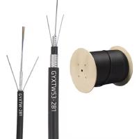 China GYXTW Armored Fiber Optic Cable 2-24 Core 10.6-12.5mm Diameter Aerial Central Tube Cable for sale