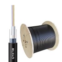 China GYXTW Outdoor 6-8 Core Single Mode Fiber Optic Cable with PE Black Jacket, 2000m Length, -40°C to +70°C Operating Range for sale