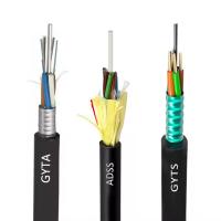 China ADSS All Dielectric Self Supporting Aerial Fiber Optic Cable 12-24 Core Single Mode 10.5mm with 600m Span for sale