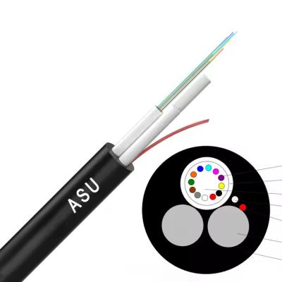 China ADSS Mini ASU Fiber Optic Cable 80m Span 6 Core G652D Outdoor Drop Cable for sale