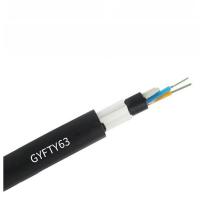 China Outdoor Fiber Optic Cable GYFTY63 48 Core Double Sheath Loose Tube Singlemode G652D for sale