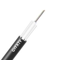 China Outdoor Fiber Optic Cable GYFXTY 2 Parallel FRP Uni-tube 4 to 12 Cores Single-mode G652D for sale
