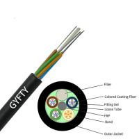 China Outdoor Fiber Optic Cable GYFTY 48 Cores PE Jacket Non-Metallic FRP Strength Member 2000m for sale