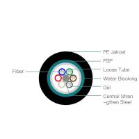 China Outdoor Single Mode Fiber Optic Cable Armored GYTS GYTA 24 Core Duct Loose Tube for sale