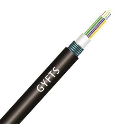 China GYFTS 48 Core Single Mode Fiber Optic Cable G652D 4km Drum Duct Installation for sale