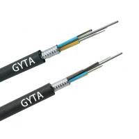 China Aerial Single Mode 24 Core GYTA Fiber Optic Cable G652d 8.5mm for sale