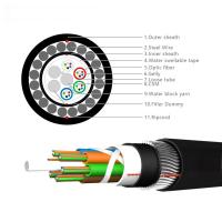 China GYTA33 Steel Wire Armored Optical Fiber Cable 2-144 Cores Direct Burial for sale