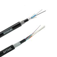 China GYTA33 Submarine Fiber Optic Cable 48 96 144 Cores Under Water Armored PE for sale