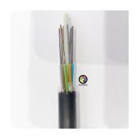 China Outdoor Fiber Optic Cable 2-288 Cores GYFTY PE Sheath 96F FRP Strength Member for sale