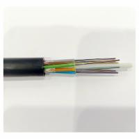China Outdoor Fiber Optic Cable 2-288 Cores GYFTY PE Sheath 96F FRP Strength Member for sale