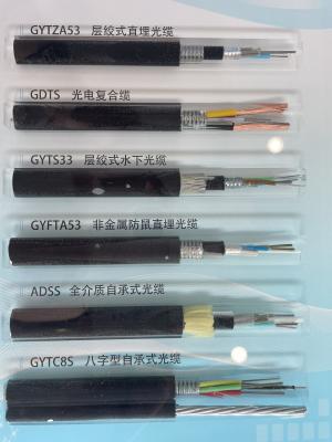 China 48 Core Outdoor Aerial Cable Single Mode Large Span All Dielectric ADSS Wire for sale