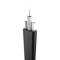 China Aerial Outdoor Flat Drop Fiber Optic Cable GYFXTBY 4 Core Single Mode G652D for sale