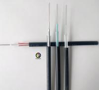 China GYXTW Singlemode Aerial Fiber Optic Cable 8 Cores 7mm PE Jacket Steel Wire Armored for sale