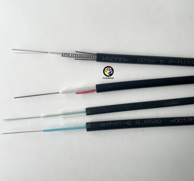 China GYXTW 8 Core Single Mode Fiber Optic Cable 9/125 PE Sheath Steel Armored for sale