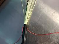 China ADSS Fiber Optic Cable Single Sheath Double ADSS Power Cable Span 100m 24 Core 48 Core Cable for sale