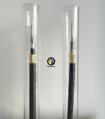 China 6 Core ADSS Fiber Optic Cable Double Sheath Outdoor G652D 100m Span Waterproof for sale