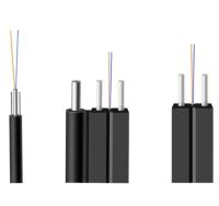 China Fig-8 2 Core FTTH Drop Cable Self Supporting Aerial Fiber Optic Cable 2.0×5.0mm G657A/G652D for sale