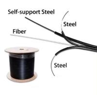 China Indoor FTTH Drop Cable GJYXCH-4A with 2.0×5.0mm Size and 21kg/km Weight for Aerial Installations for sale