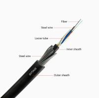 China GYTA33 96 Core Direct Buried Underwater Fiber Optic Cable Steel Wire Armored PE Sheath for sale