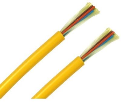 China GJFJV-48B1.3 Single Mode Indoor Fiber Optic Cable 48 Fiber 10.5mm Diameter with LSZH Sheath for sale