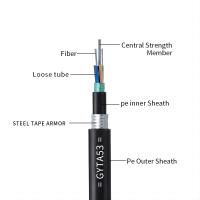 China GYTS53 72 Core Double Sheath PSP Armored Direct Buried Optical Cable 3000N Tensile for sale