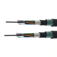 China GYTA53 Direct Burial Double Armored 24 Core Fiber Optic Cable G652D 13.3mm for sale