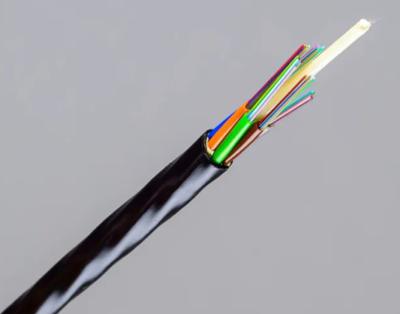 China Stranded Loose Tube Air-blown Micro Cable GCYFY 72 Cores 144 Cores PE Jacket for sale