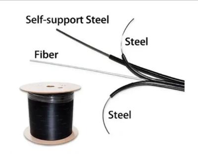 China 1-2 Core FTTH Flat Drop Cable 2.0×5.0mm Aerial Fiber Optic with 0.3dB/km Attenuation for sale