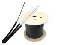 China 1-2 Core FTTH Flat Drop Cable 2.0×5.0mm Aerial Fiber Optic with 0.3dB/km Attenuation for sale
