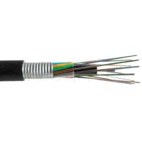 China GYTS GYTA Stranded Loose Tube Light-Armored Cable 24-288 Cores G652D Single Mode Fiber for sale